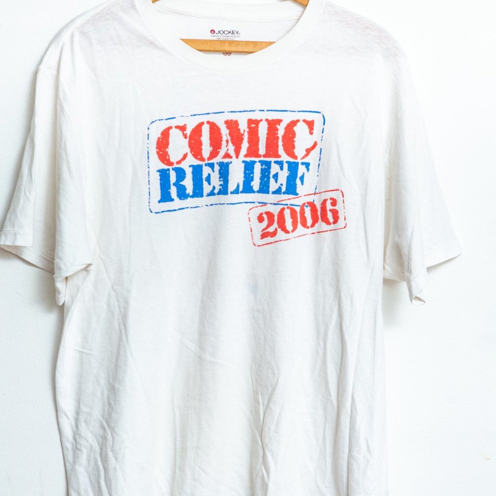 2006 Comic Relief T-Shirt- Robin Williams Size L - Gem